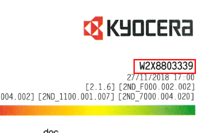 Finding your serial number of your device