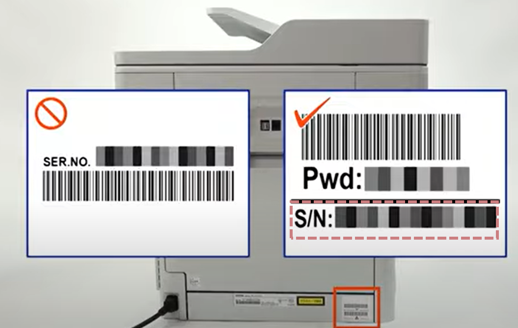 Finding your serial number of your device