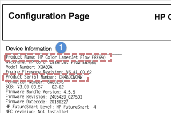 Finding your serial number of your device